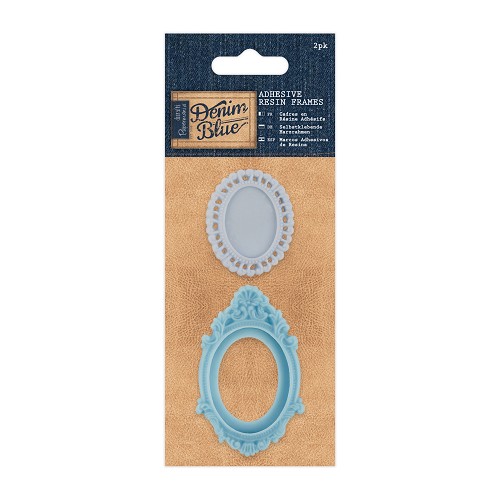 Adhesive Resin Frames (2pk) - Denim Blue | findittrading.com