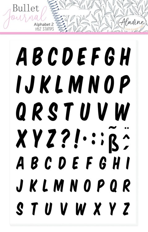 Stamp Bullet Journal Alphabet 2 | findittrading.com