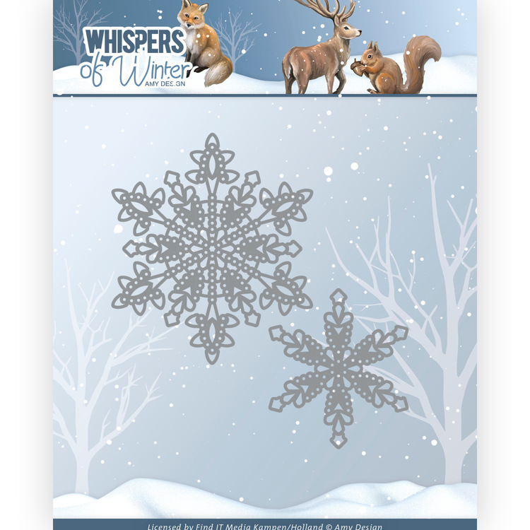 Dies - Amy Design – Whispers of Winter - Snowflakes | findittrading.com